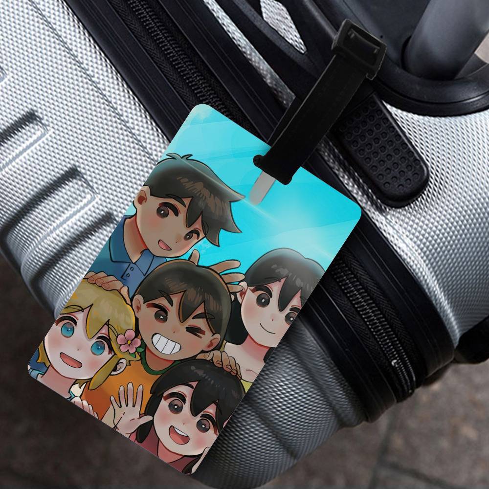 Omori Luggage Tag Classic Celebrity Luggage Tag Omorimerch omori-luggage-tag-classic-celebrity-luggage-tag-omorimerch