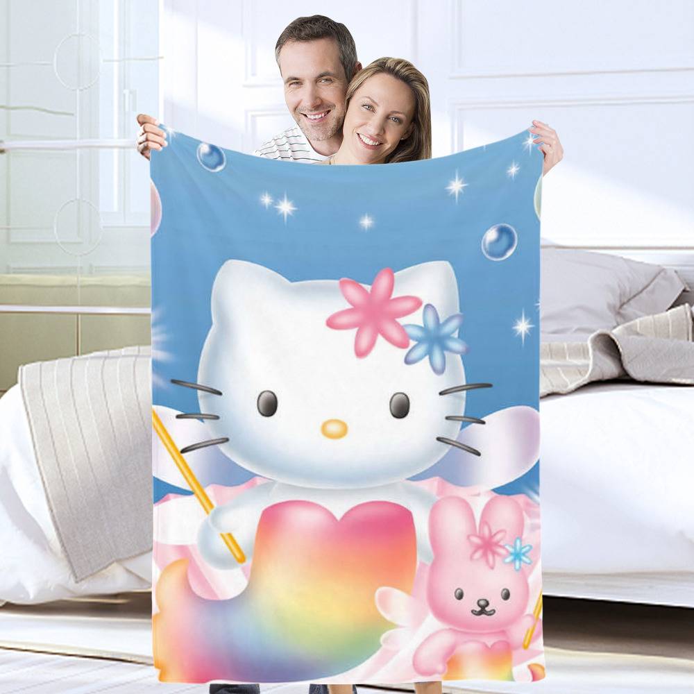 Hello Kitty Bed Set Blue