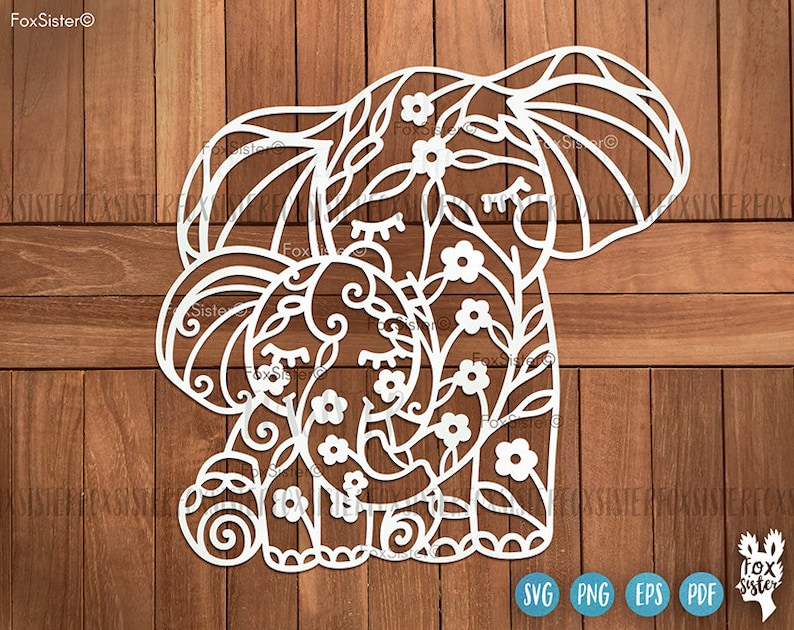 Elephants Svg For Cricut Silhouette Mom And Baby Svg | elephantsvg.com