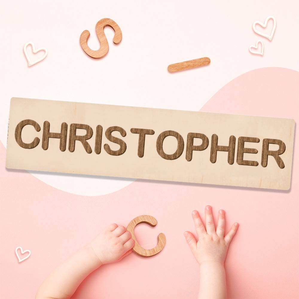 Christopher name puzzle gifts,kids name puzzle,personalized wooden name ...