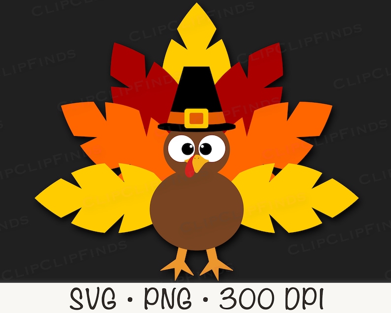 Turkey Feather Svg, Thanksgiving Turkey SVG | feathersvg.com