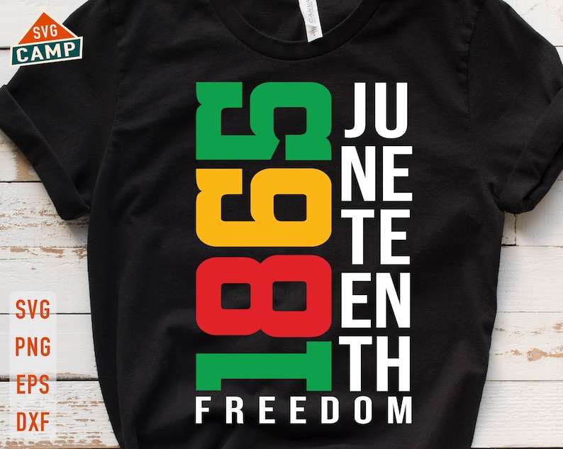 Juneteenth 1865 Svg, Juneteenth Svg - 1865 Juneteenth Svg - Black ...