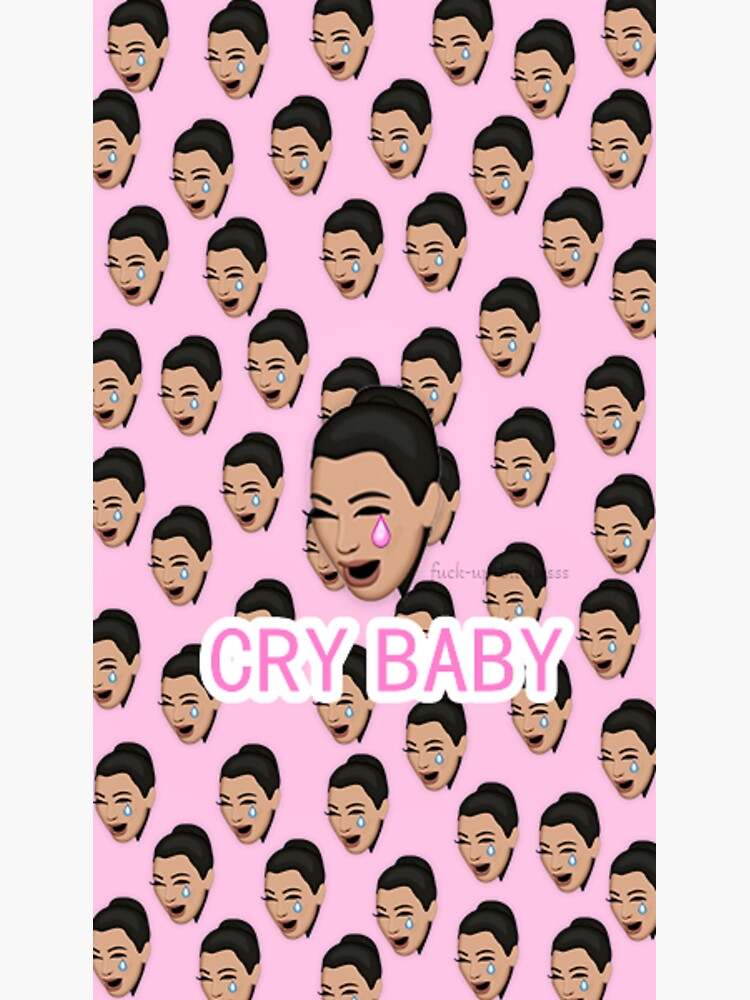 Melanie Martinez Sticker Kim Kardashian Crying Face Meme Sticker ...
