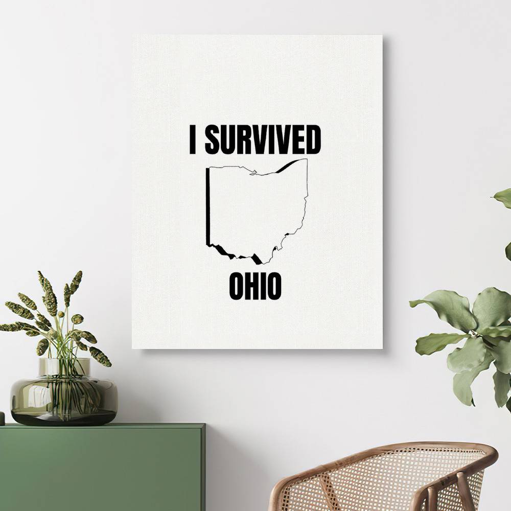 Ohio Memes Canvas Wall Art | ohiomemes.store