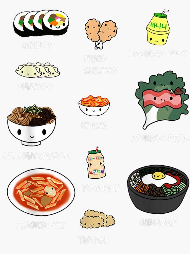 Cute Korean Food Sticker is a very nice and sought after ...