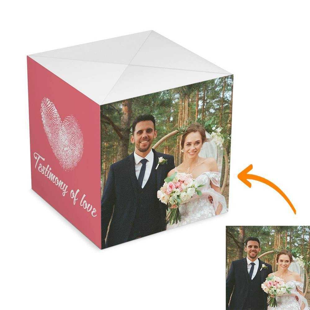 Surprise Box Custom Photo Surprise Explosion Bounce Box DIY Testimony ...