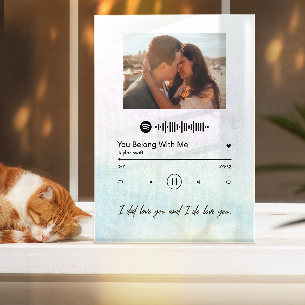 Personalized Spotify Glass, Custom Spotify Plaque, Personalized Acrylic ...