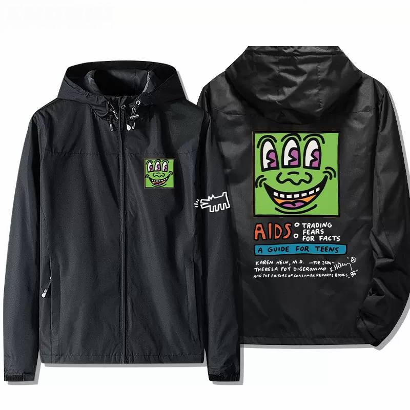 Keith Haring Jackets, Three Eyed Man Jacket Thick Jacket | www.keith ...