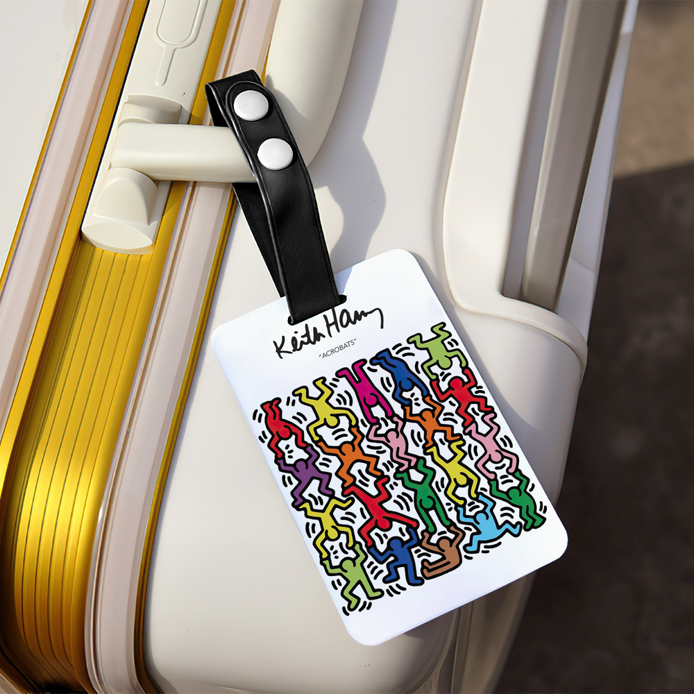 Keith Haring Luggage Tag Classic Celebrity Luggage Tag | keith-haring.store