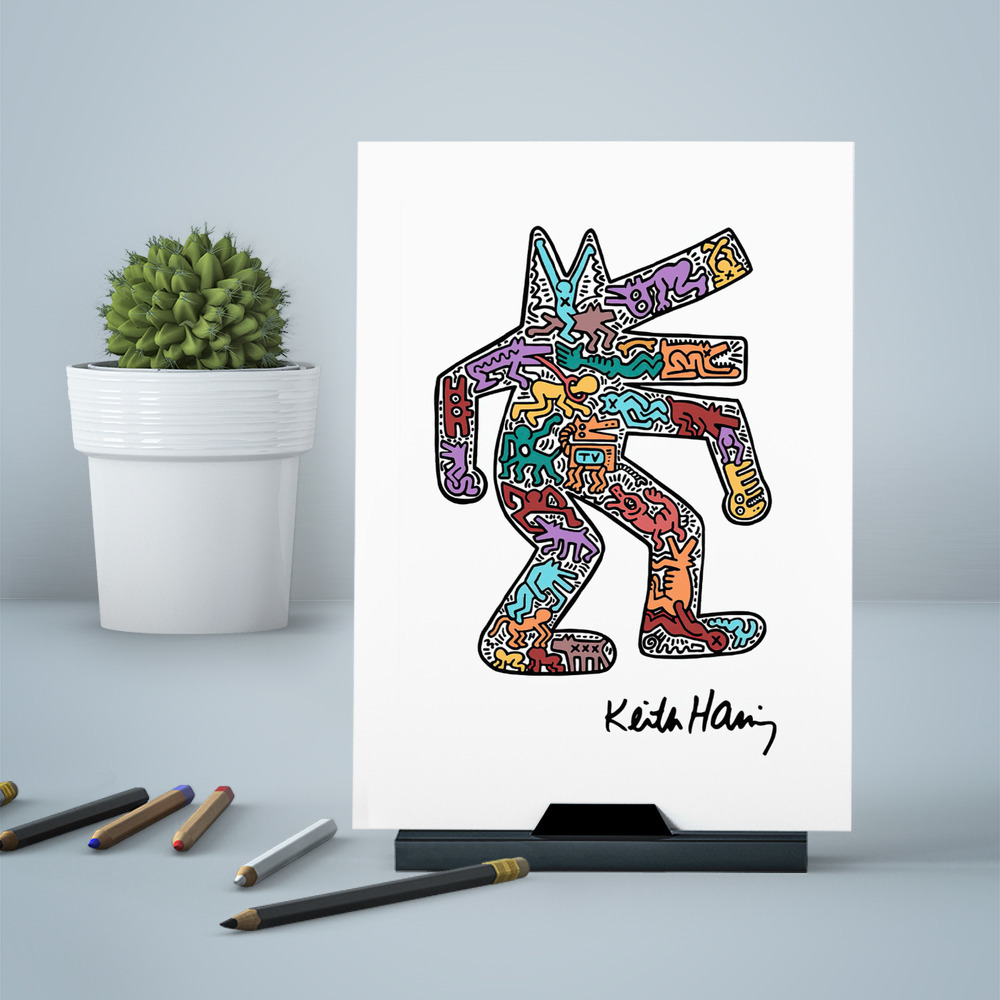 Keith Haring Greeting Card Classic Celebrity Greeting Card | keith ...