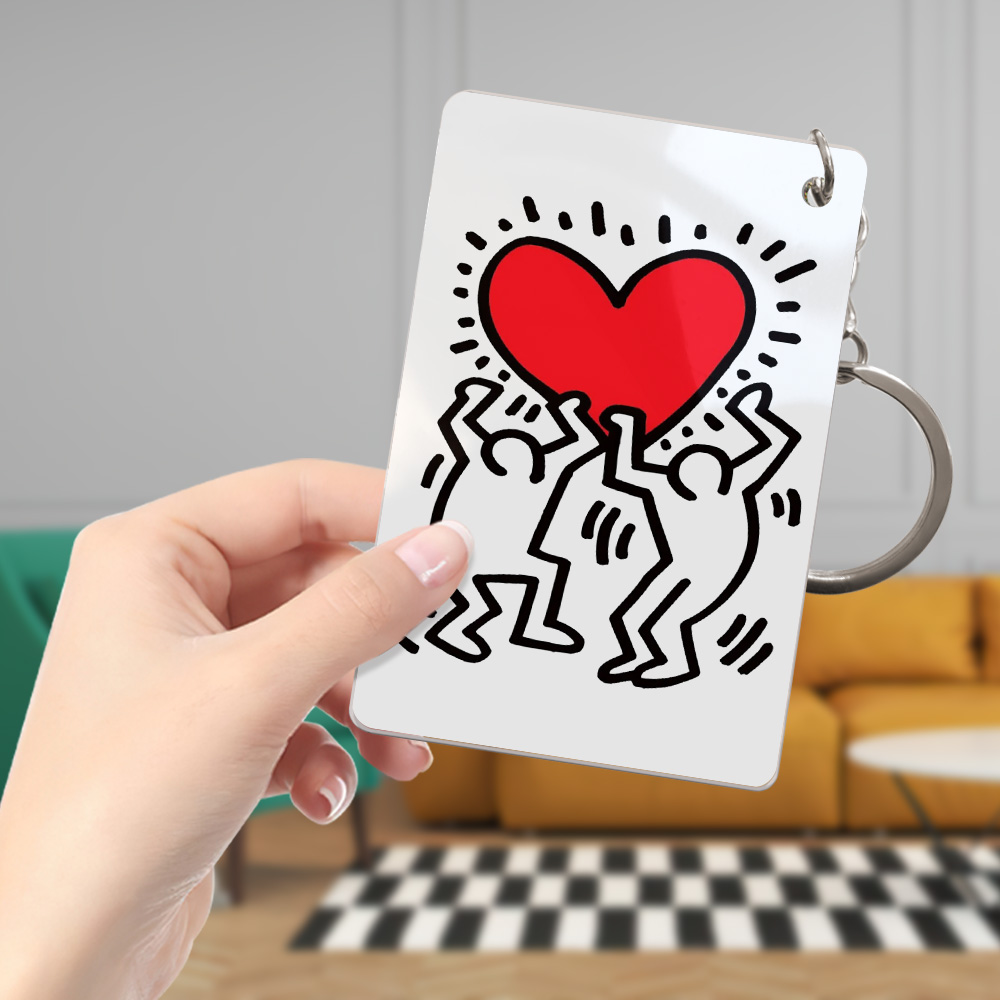 Keith Haring Bat Heart