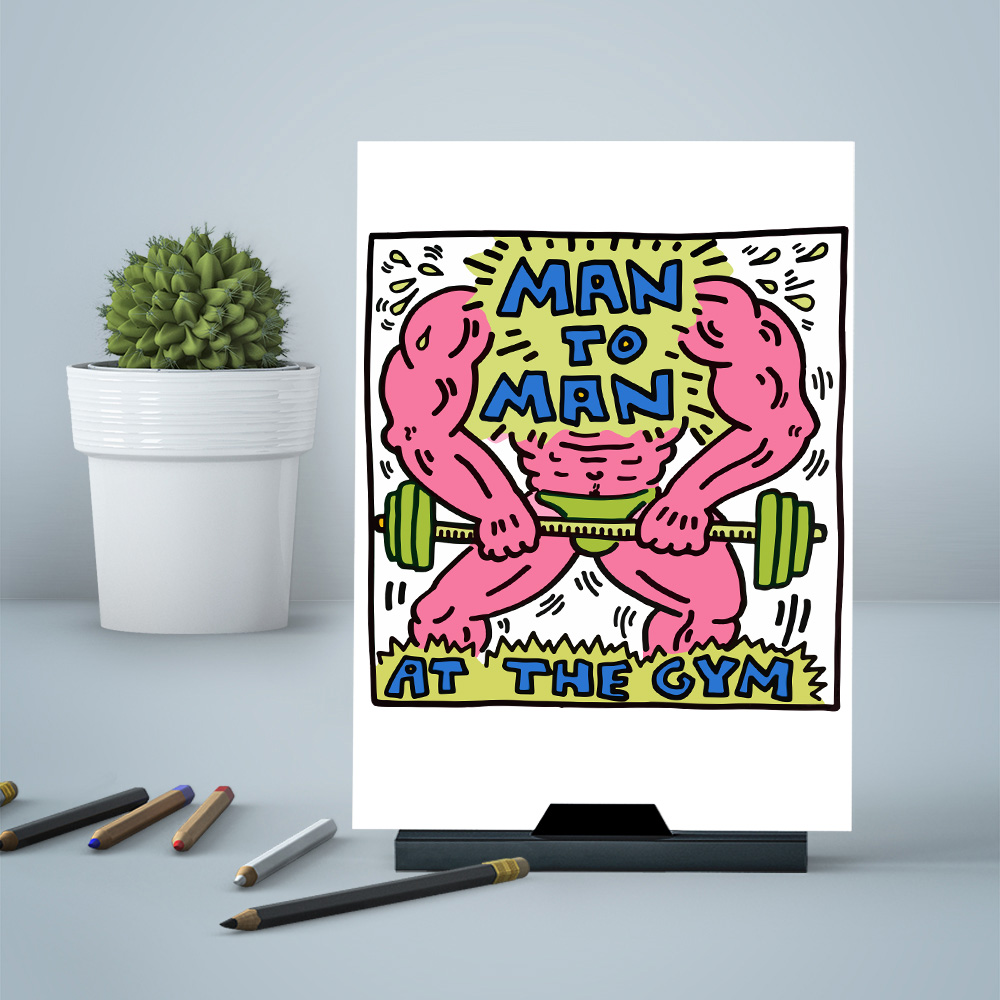 Keith Haring Greeting Card Classic Celebrity Greeting Card | keith ...