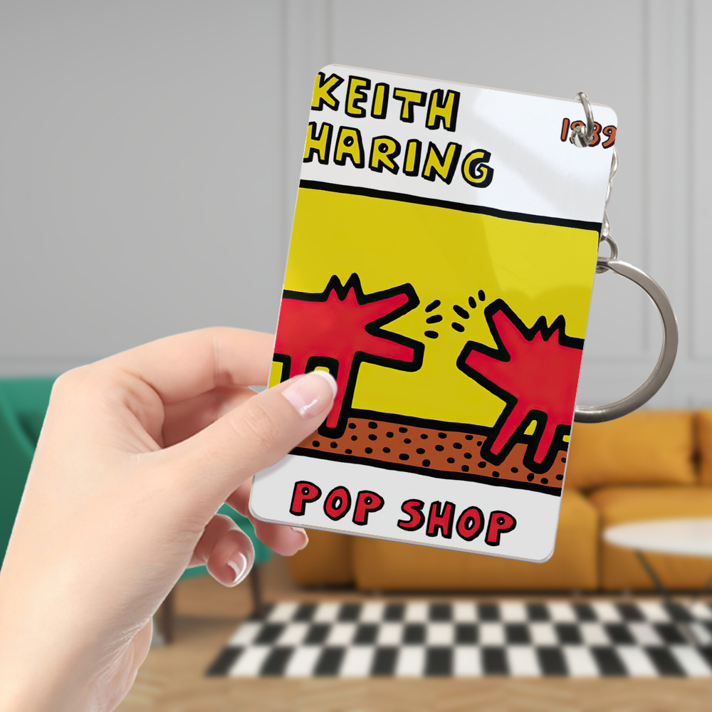 Keith Haring Keychain Classic Celebrity Keychain | keith-haring.store