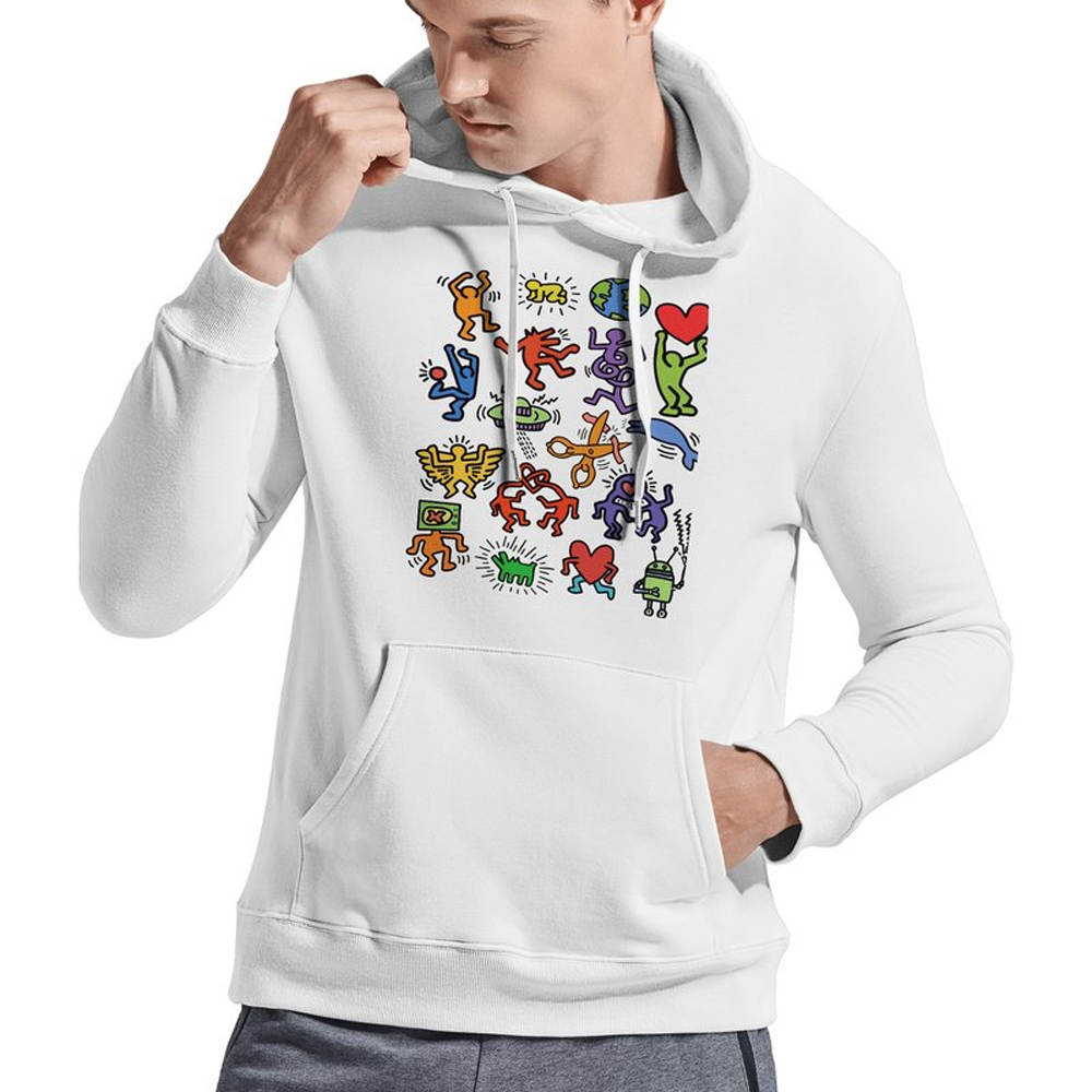 Keith Haring Hoodie, Keith Haring For Collection Pullover Hoodie | www ...