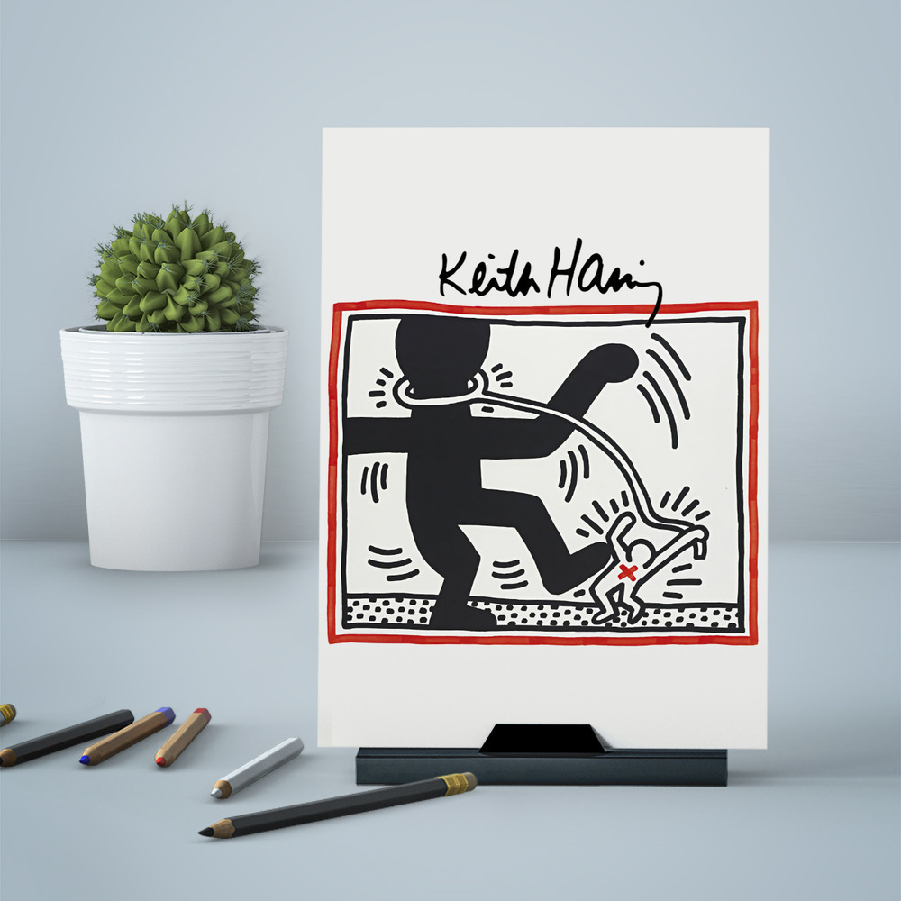 Keith Haring Greeting Card Classic Celebrity Greeting Card | keith ...
