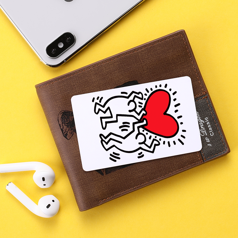 Keith Haring Wallet Insert Card Classic Celebrity Wallet Insert Card ...
