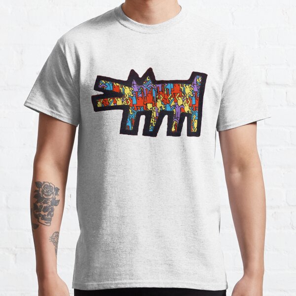 Unisex Breathable And Soft Keith haring Colorful Dog Shirt | keith ...
