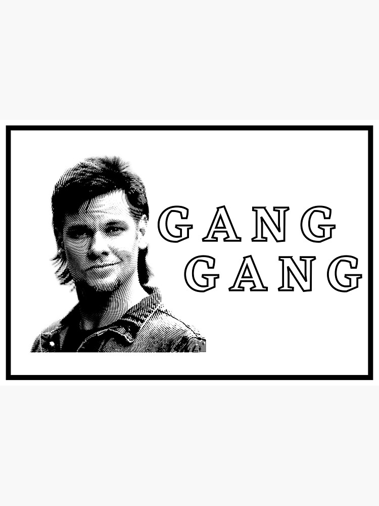 Get Perfect Theo Von 'Gang Gang' Sticker Here With A Big Discount ...
