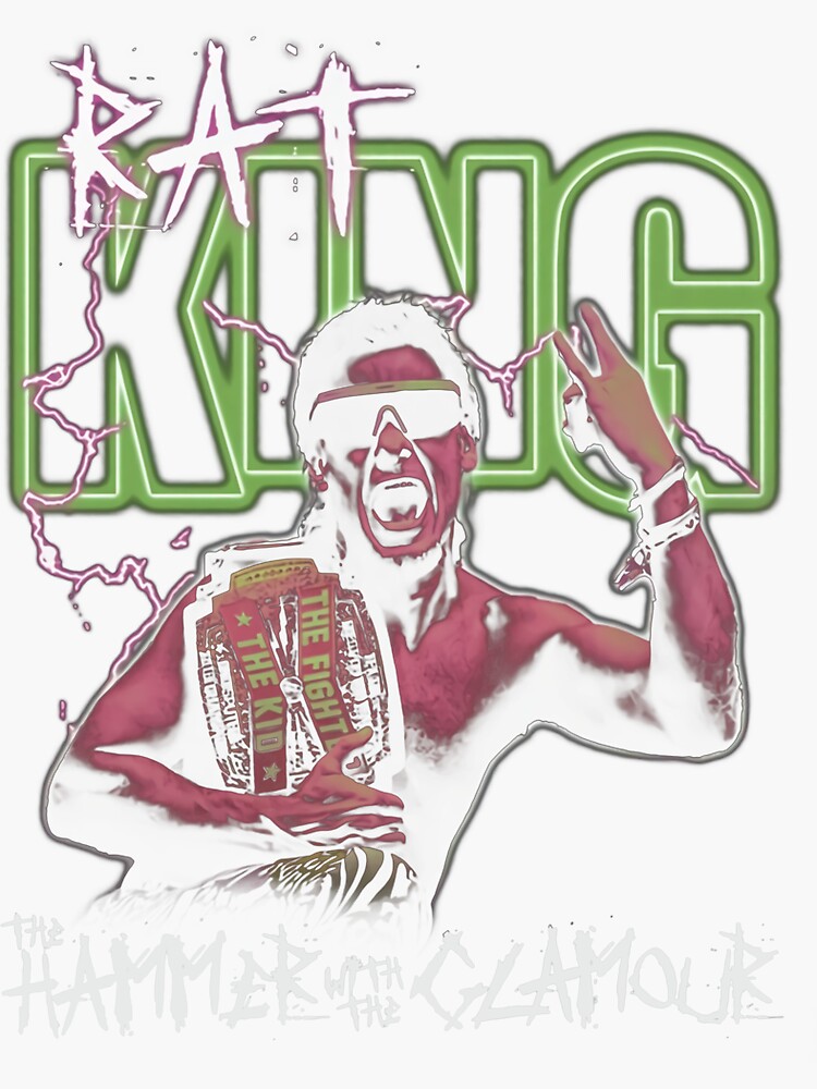 Get Perfect Theo Von RAT KING CHAMPIONSHIP Sticker Here With A Big ...