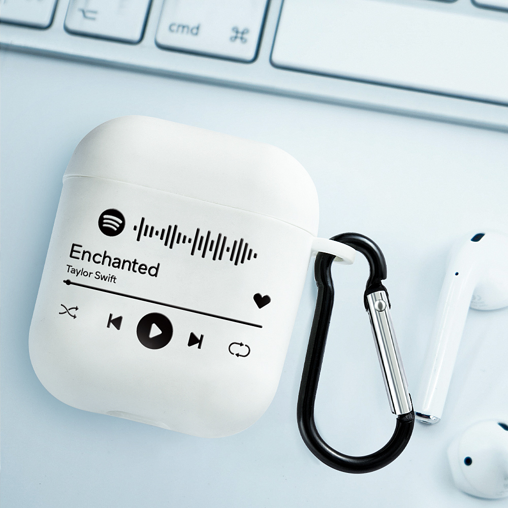 Scannable Spotify Code Photo Airpods Case Engraved Custom Music Song ...