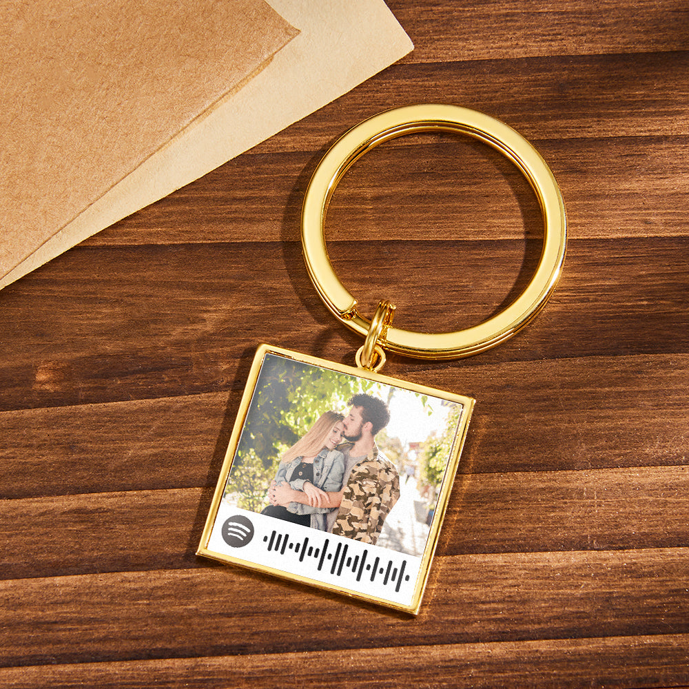 Spotify Playlist Code Keychain Personalized Photo Music Song Keychain ...