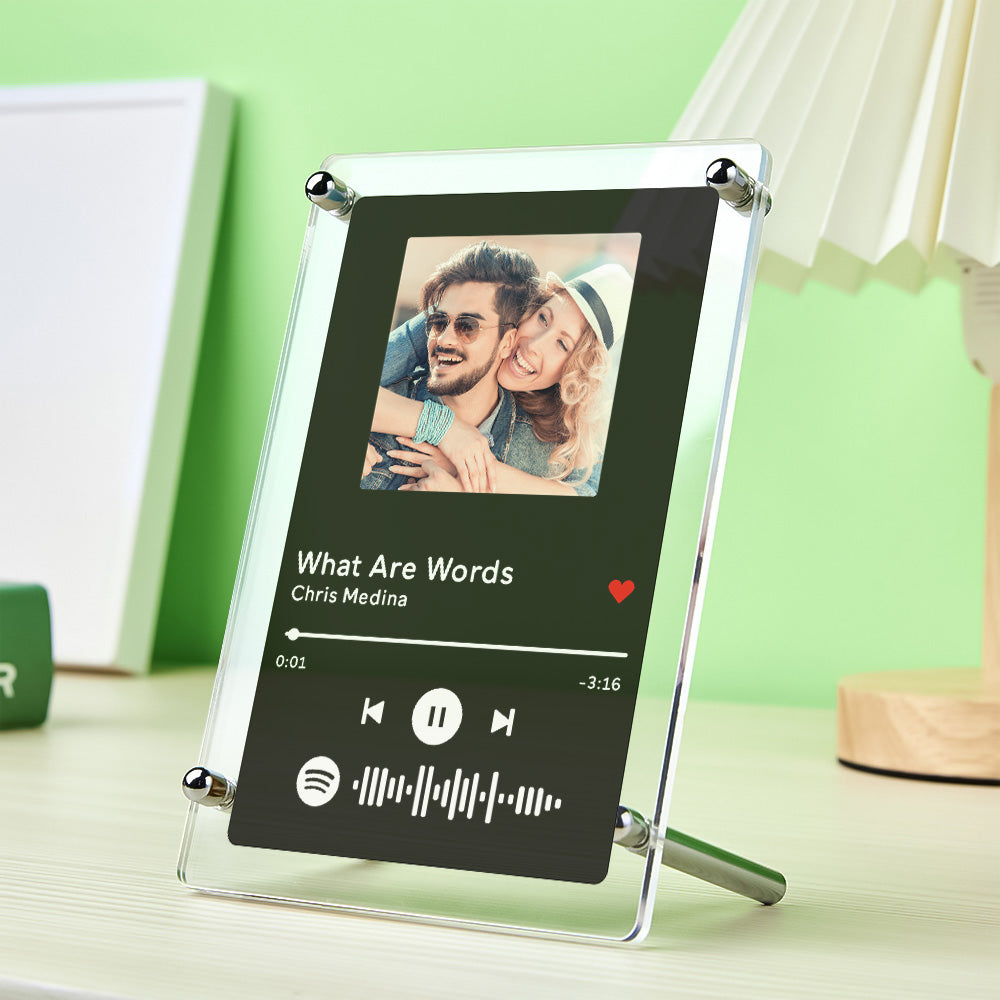 Spotify Photo Frame Scannable Music Fashion Plaque Home Decor Gift For ...