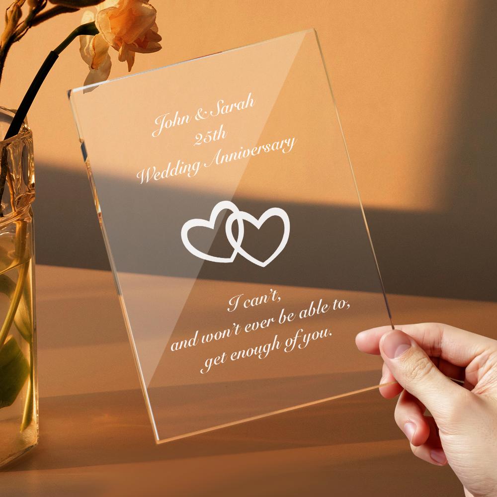 Custom Plaque With Text | My Spotify Plaque