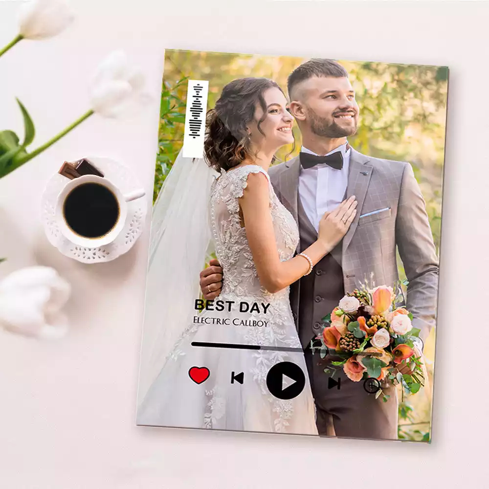 Custom Photo Spotify Plaque Music Keychian Personalized Album Cover ...