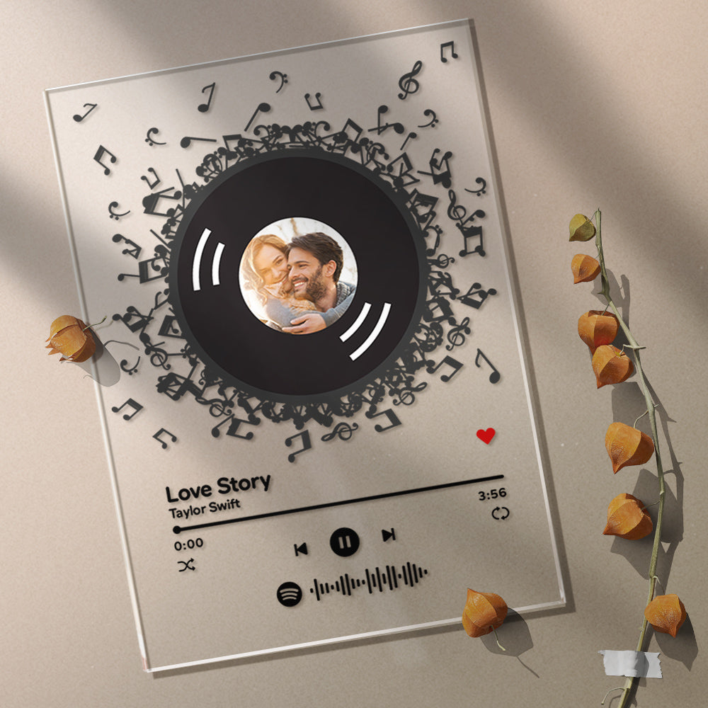 Custom Disk Spotify Code Music Plaque Keychain /Plaque /Lamp Custom ...