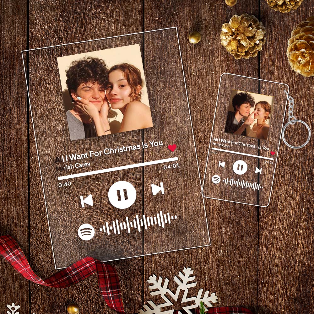 Custom Spotify Plaque Scannable Spotify Music Plaque | Spotify Glass ...