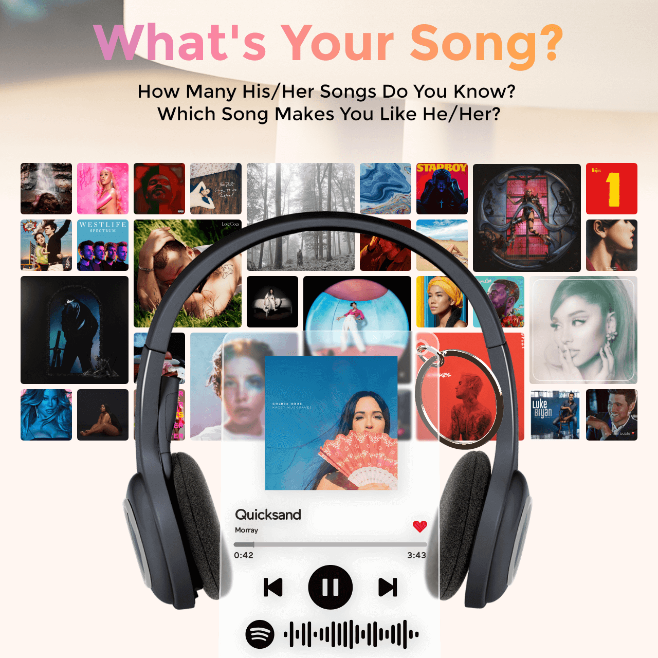 Custom Spotify Plaque Scannable Spotify Music Plaque | Spotify Glass ...