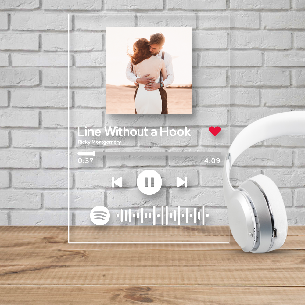 Spotify Art Scannable Spotify Code Custom Music Song Plaque Frame - 4 ...