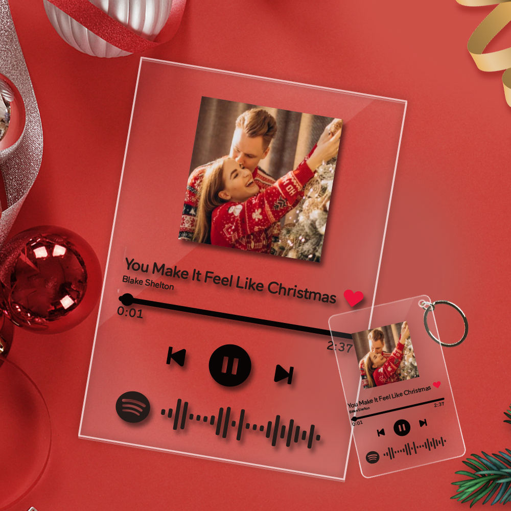 Custom Spotify Plaque Scannable Spotify Music Plaque | Spotify Glass ...