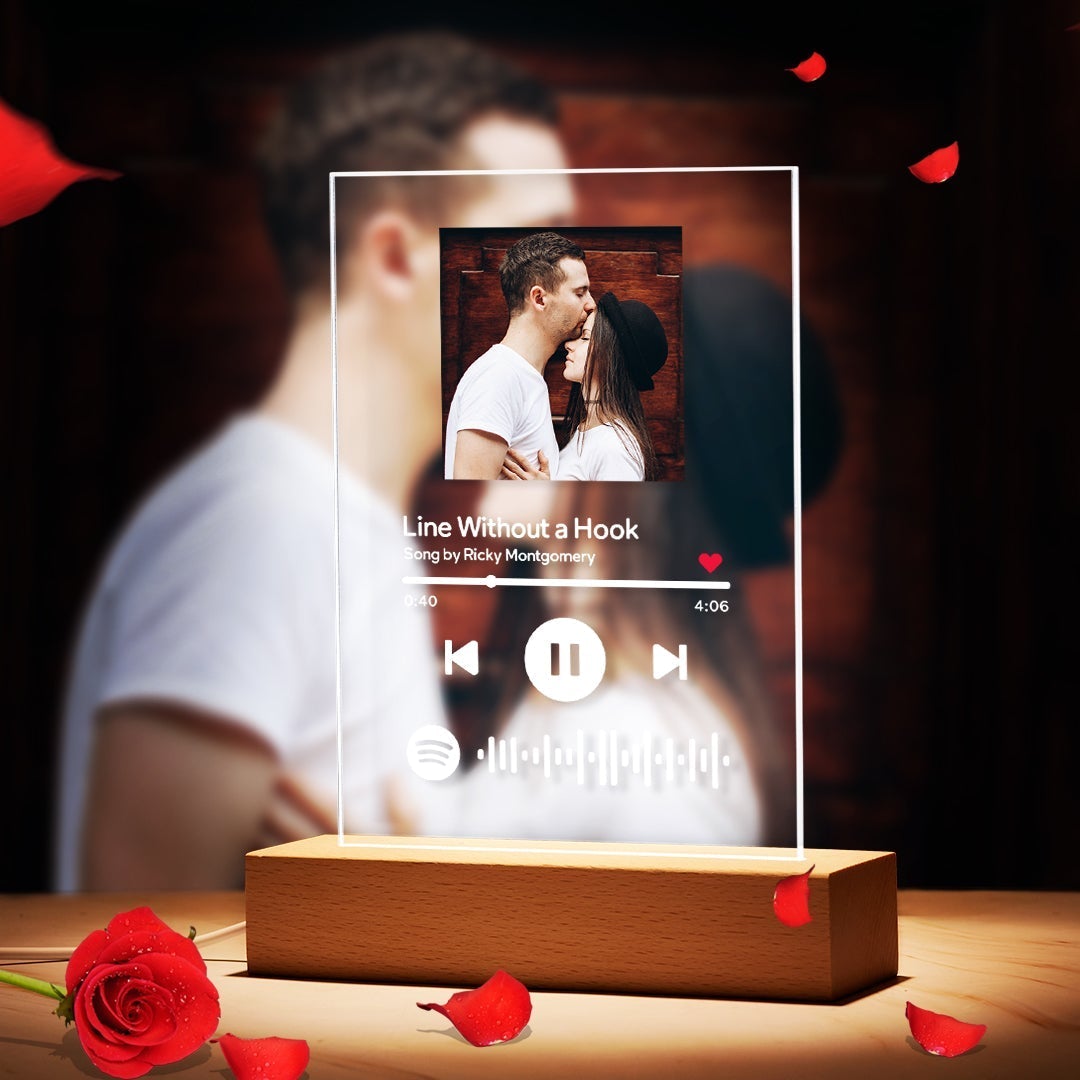 Gifts For Her Custom Spotify Plaque Scannable Music Plaque | Spotify ...