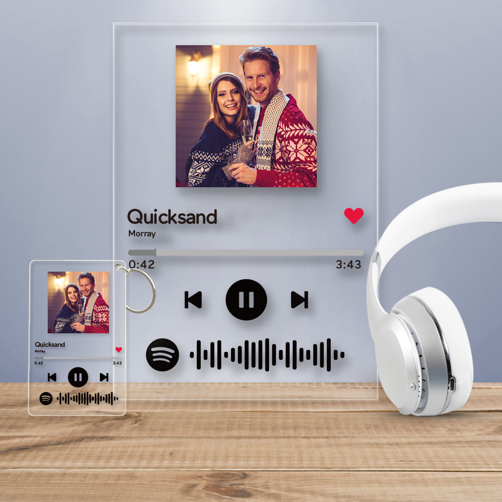 Spotify Glass Music Plaques Scannable Spotify Code Frame With A Free ...