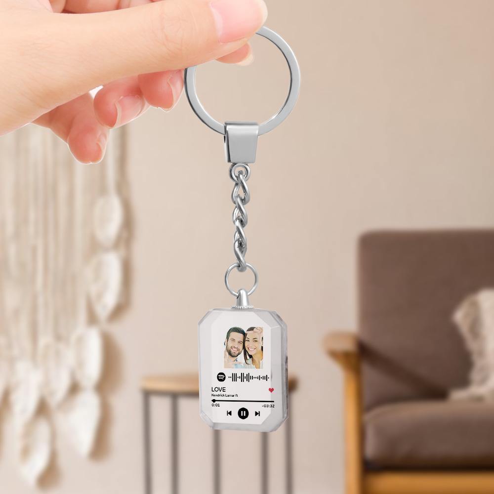 Spotify Crystal Keychain | Spotify Glass Plaques, My Spotify Plaque ...