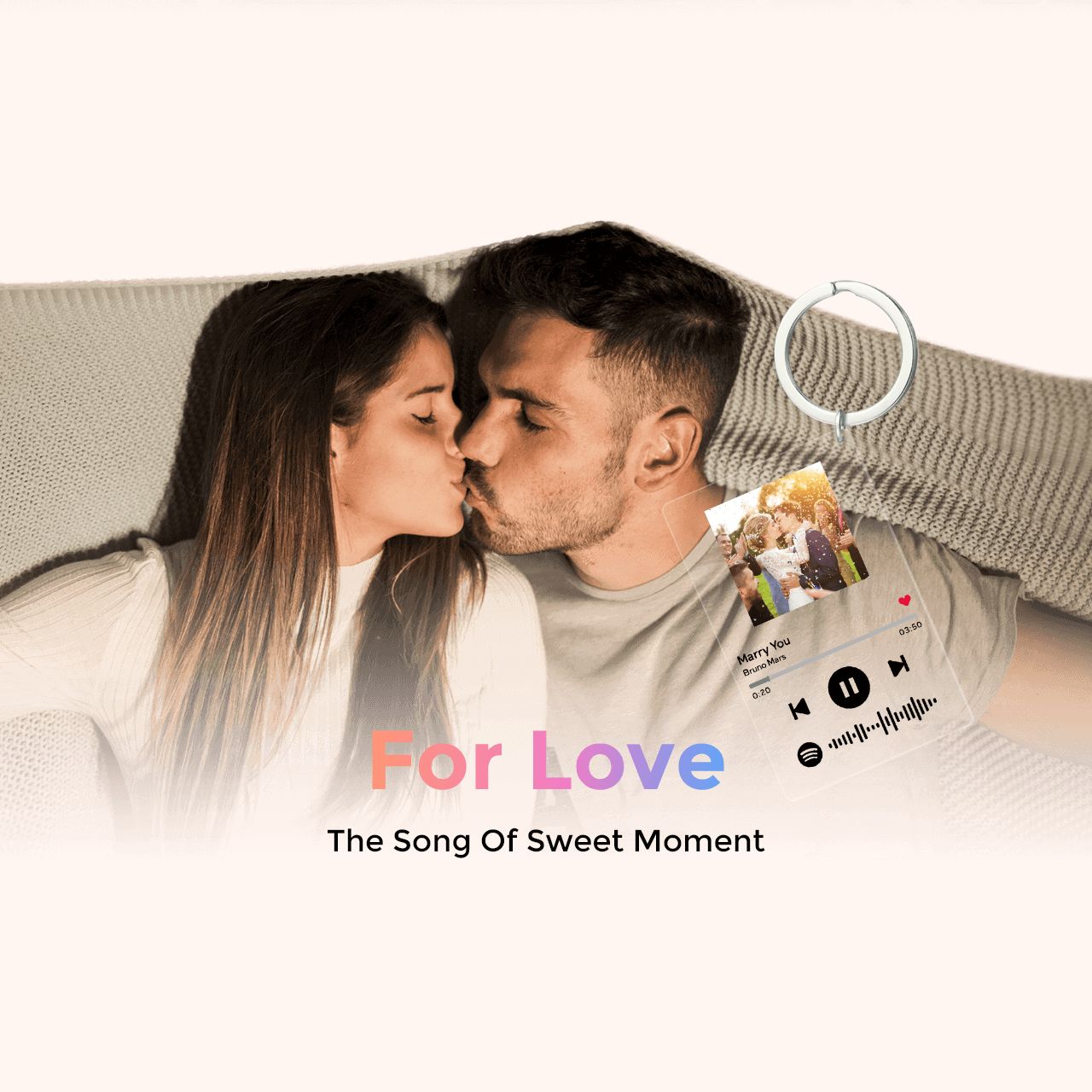 Spotify Custom Photo Scannable Music Plaque | Spotify Glass Plaques, My ...