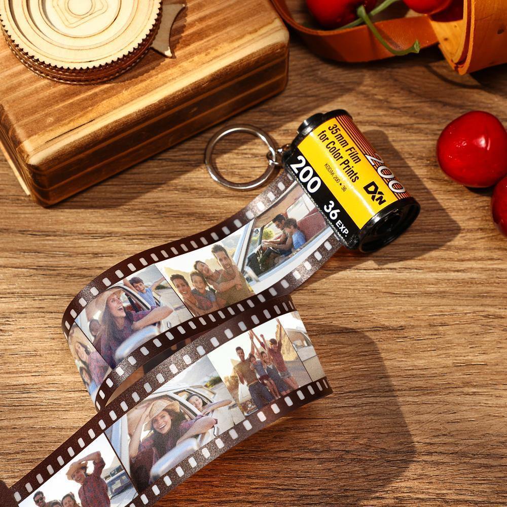 Personalized Photo Film Roll Keychain -Keychain With Picture And Song ...