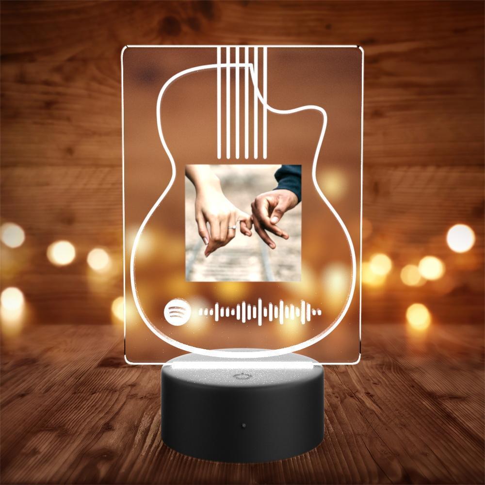 Custom Spotify Night Light with 7 Colors Personalized Remote Control ...