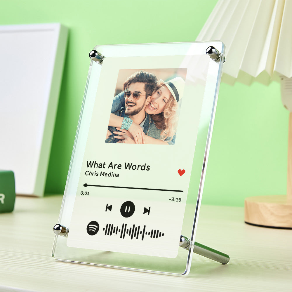 Spotify Photo Frame Scannable Music Fashion Plaque Home Decor Gift For ...