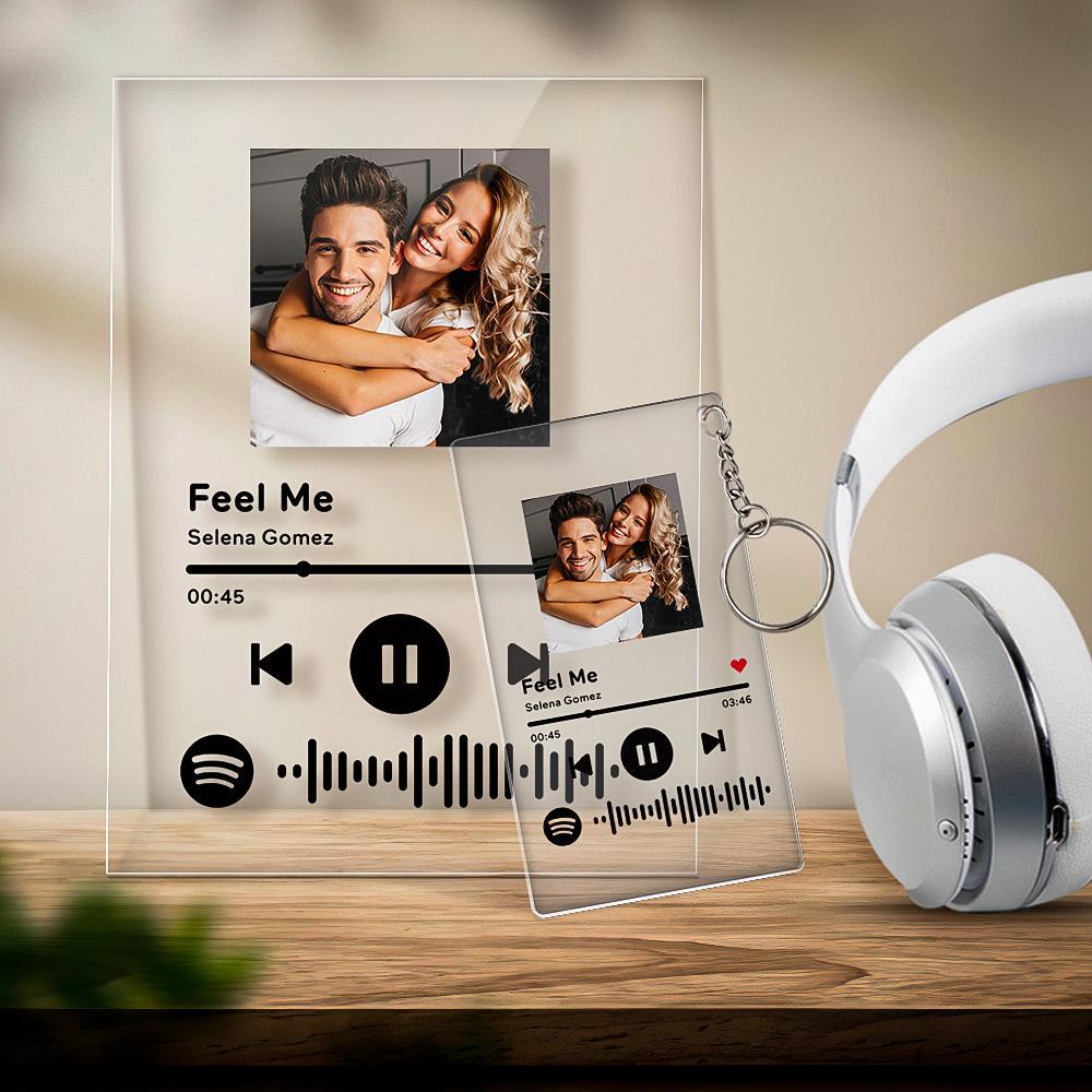 Custom Spotify Code Music Plaque Glass Gifts For Her | Spotify Glass ...