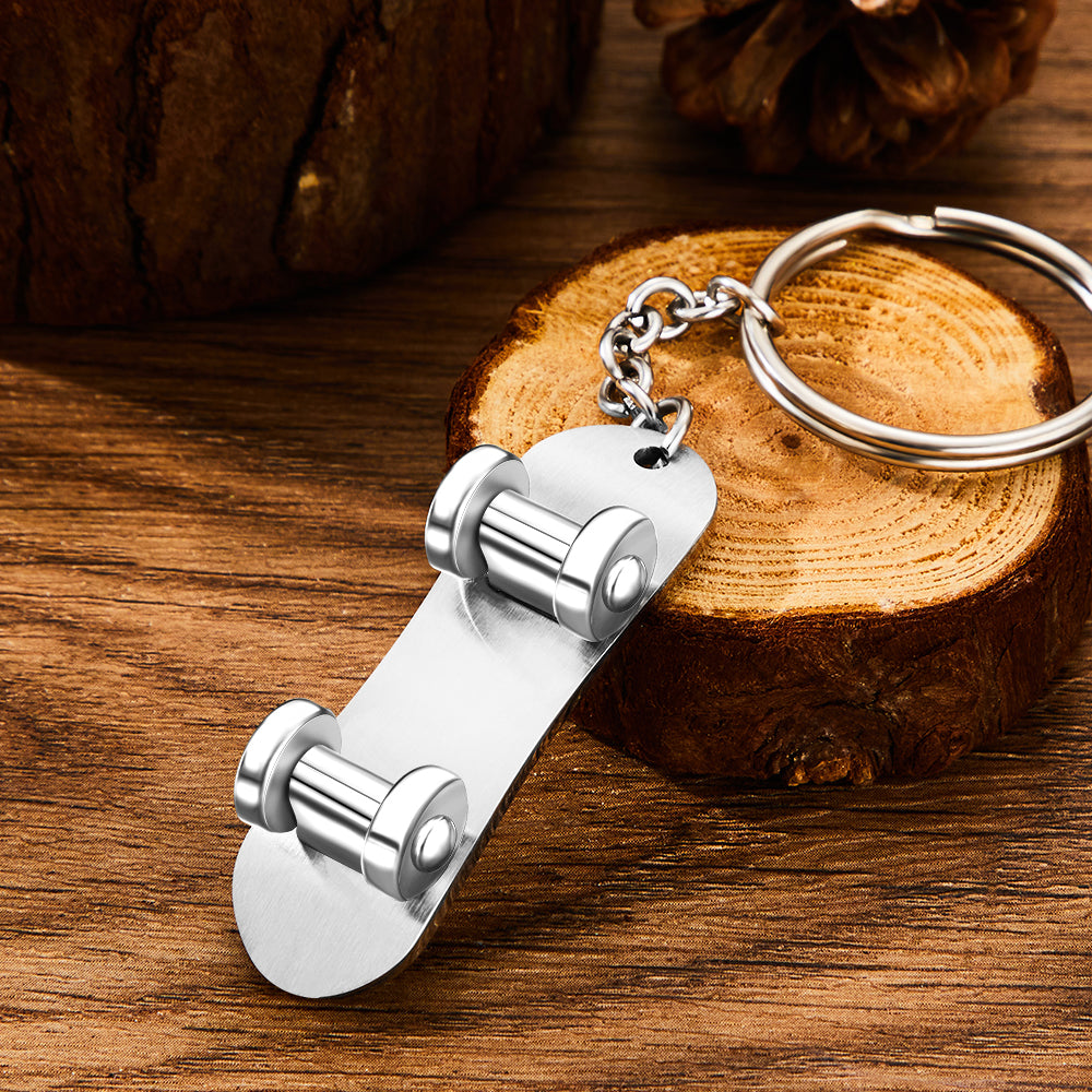 Custom Skateboard Keychain Spotify Code Keychain | My Spotify Plaque