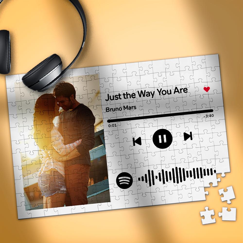 Spotify Music Code Puzzle White horizontal version Various Sizes ...