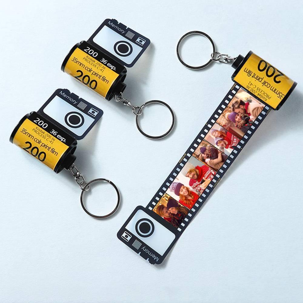 Personalized Photo Film Roll Keychain -Keychain With Picture And Song ...