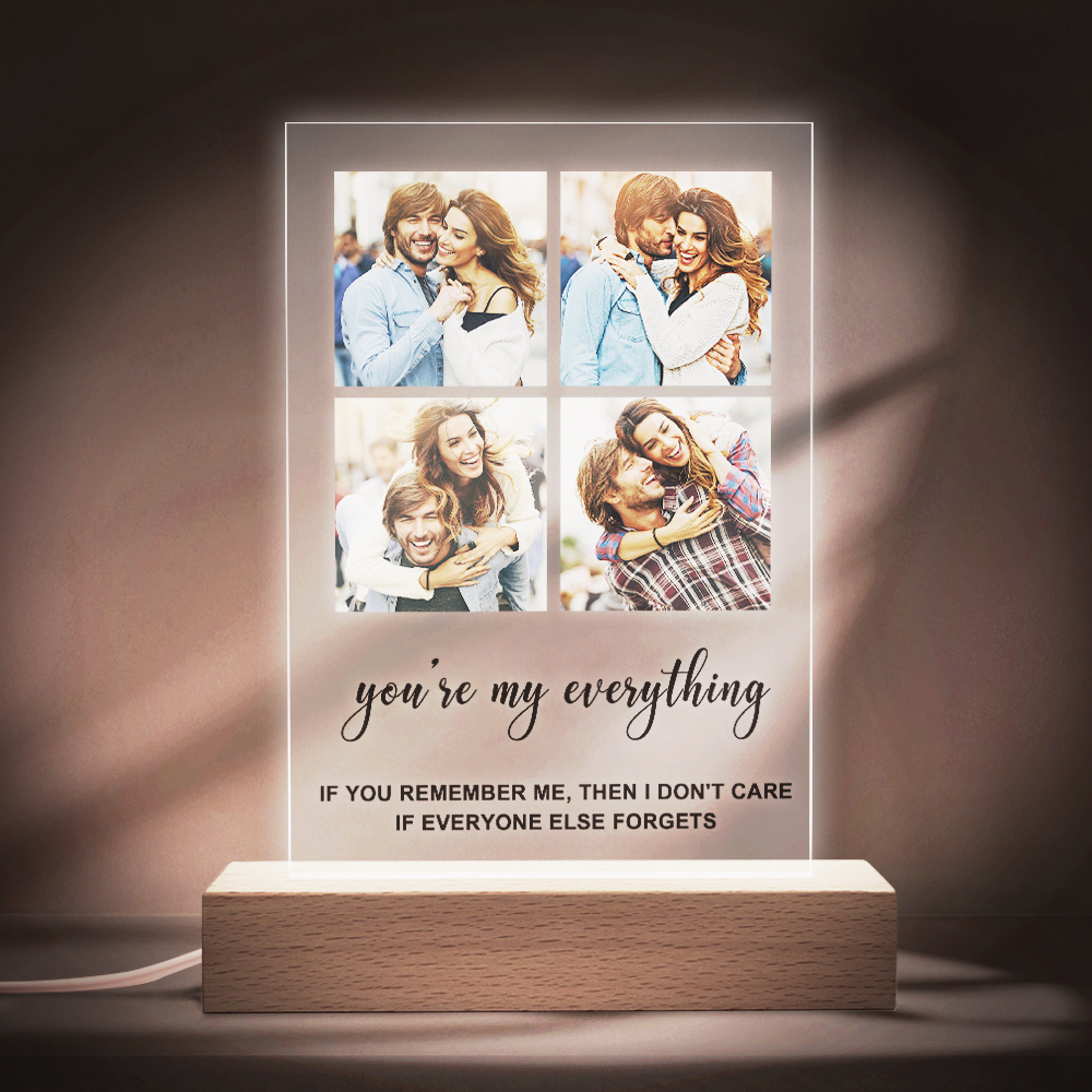Personalized Photo Plaque Custom with Four Photos Best Gifts For Love ...