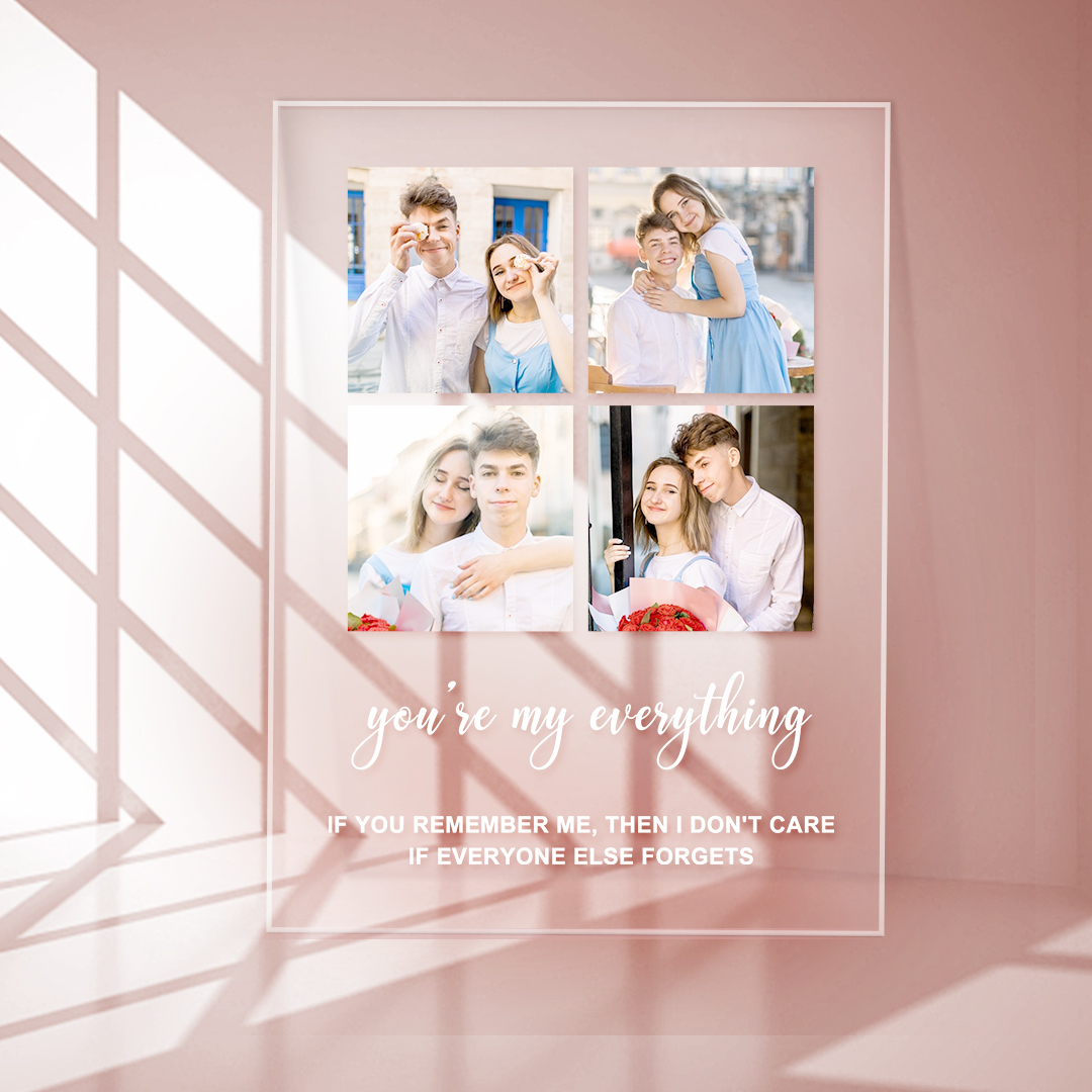 Personalized Photo Plaque Custom with Four Photos Best Gifts For Love ...