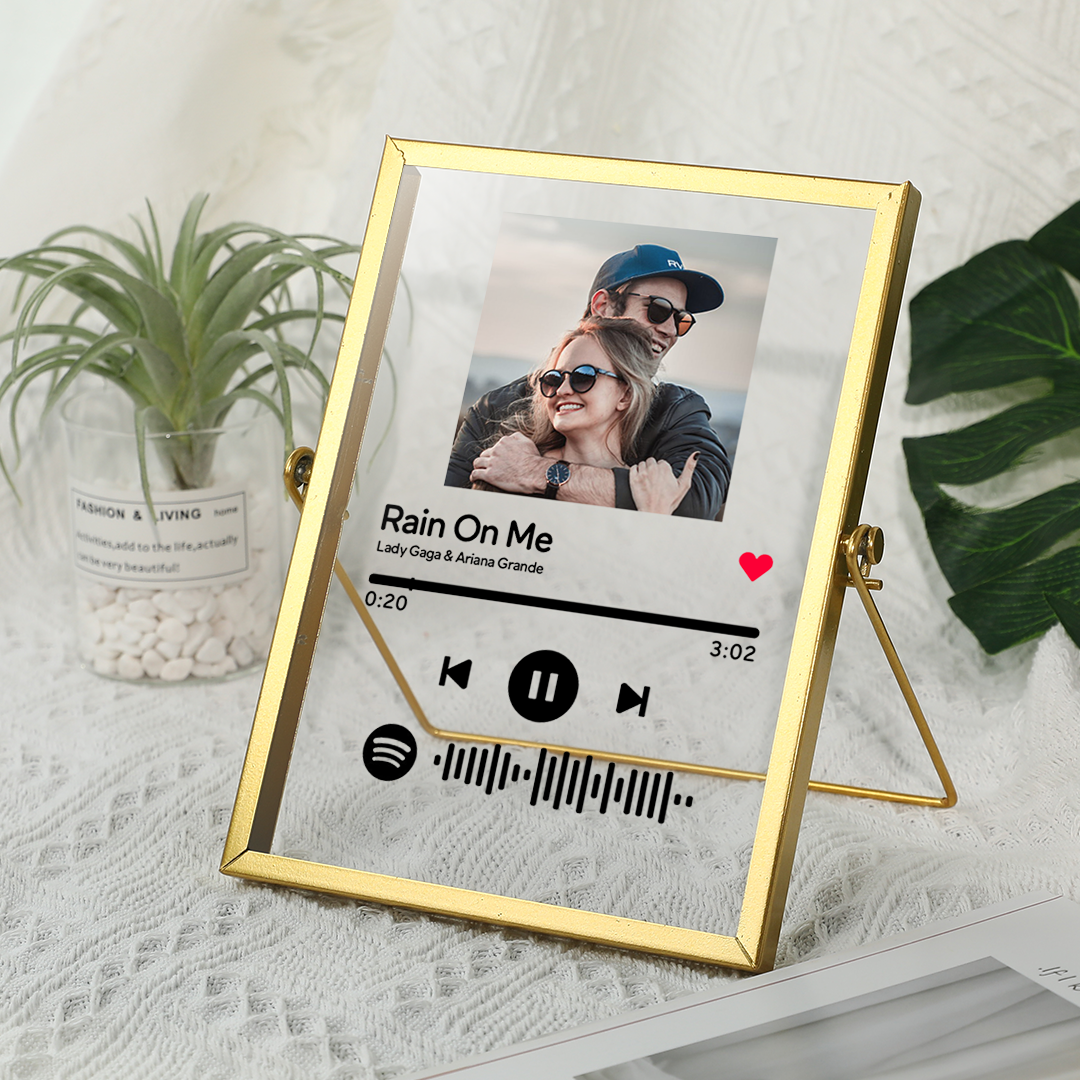 Spotify Acrylic Scannable Spotify Code Custom Music Song Plaque Frame | Spotify Glass Plaques ...