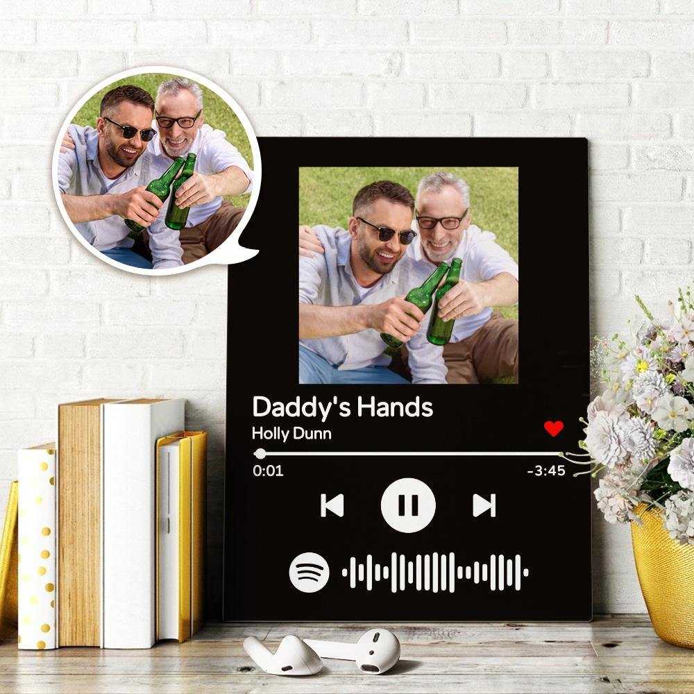 Scannable Spotify Code Painting Canvas Custom Photo Oil Painting Music ...