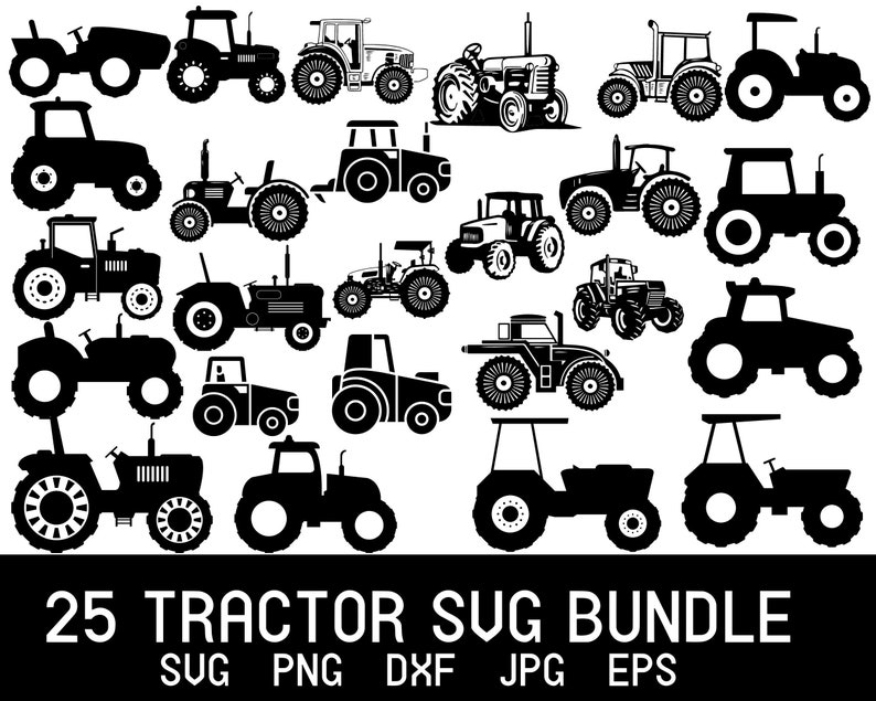 20 Tractor Svg Bundle, Tractor Svg | tractorsvg.com