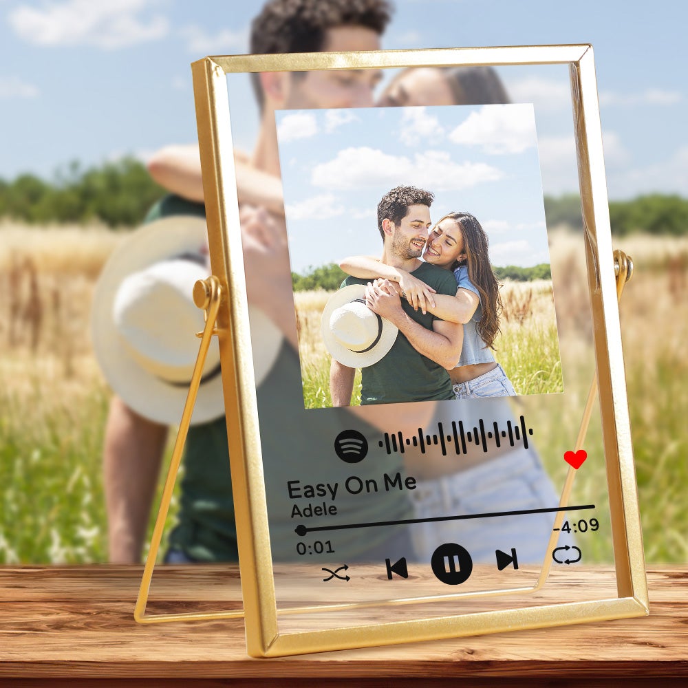 Personalized Spotify Code Music Plaque Valentine's Gifts Spotify Acrylic Scannable Glass Art ...